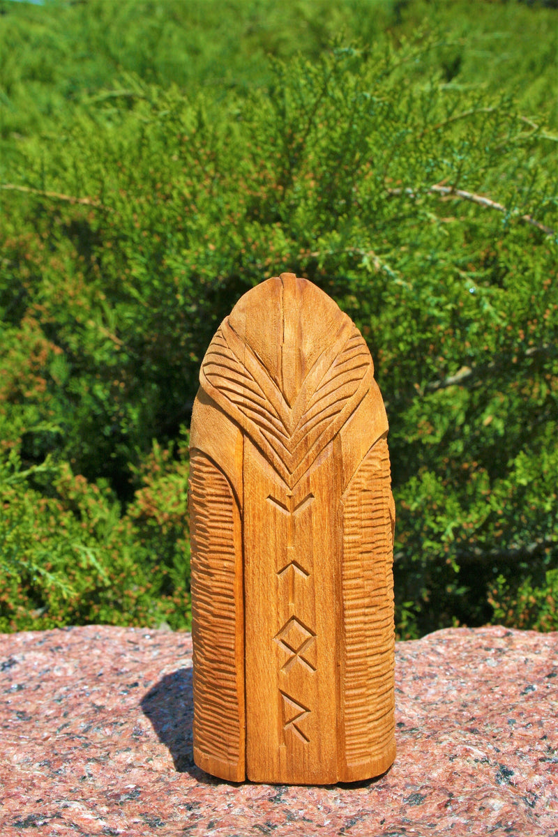 The statue of Thor, viking statue, altar mythology, scandinavian panth ...