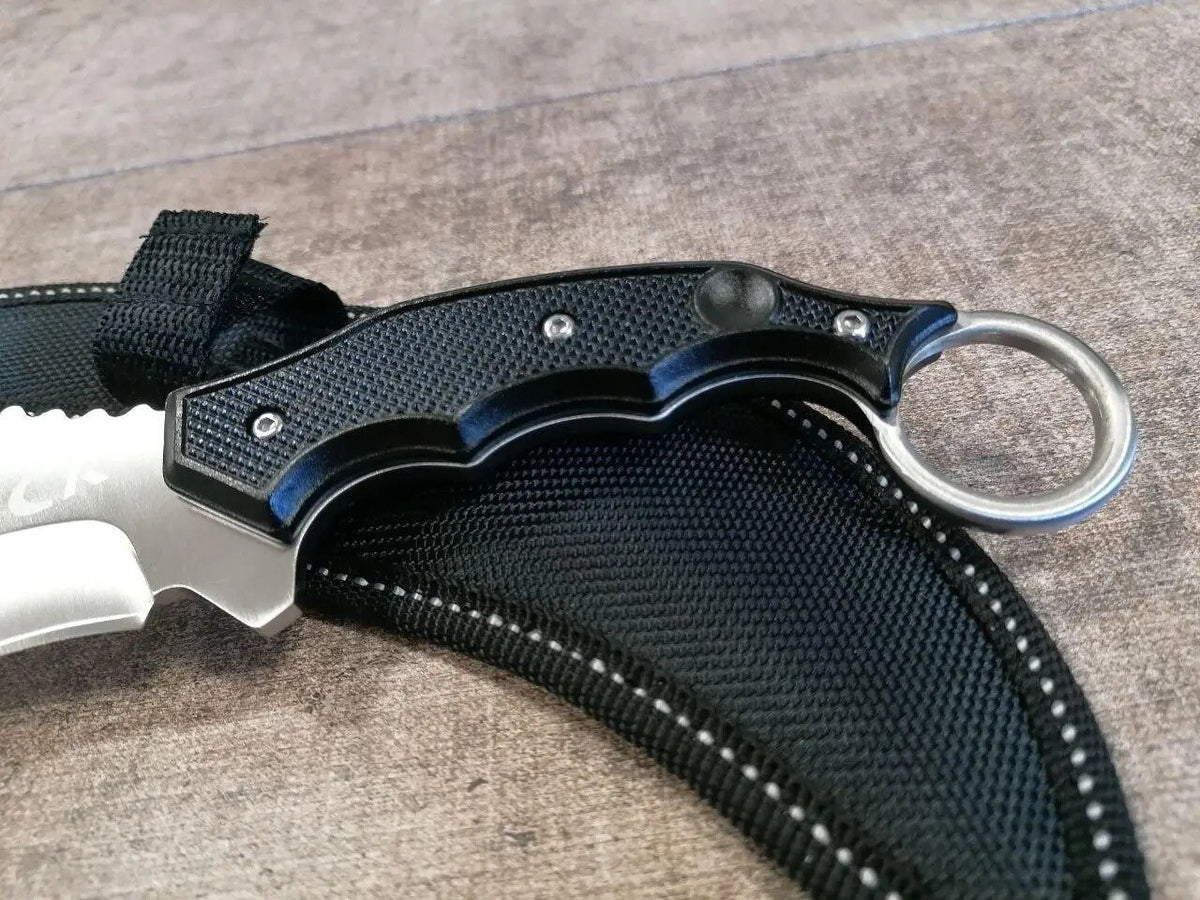 Karambit Hunting knife, forged knife, tactical knife, forged steel kni ...