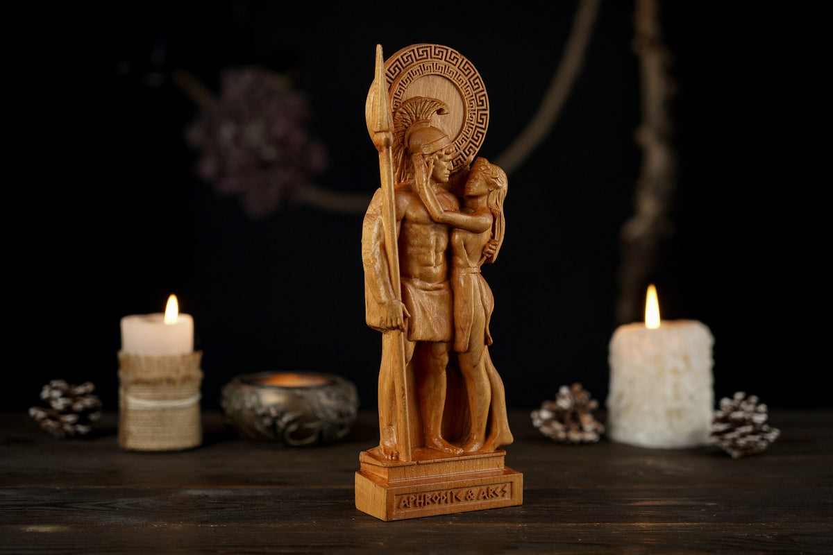 Ares and Aphrodite Greek statue – Medieval Godsends: Viking Axes ...