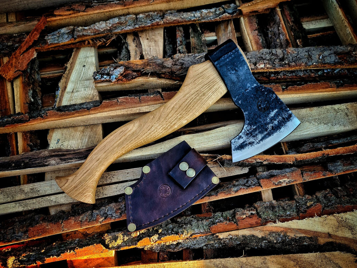 BBQ chopping axe, meat chopper, butchers axe, hand-hold axe, meat clea ...