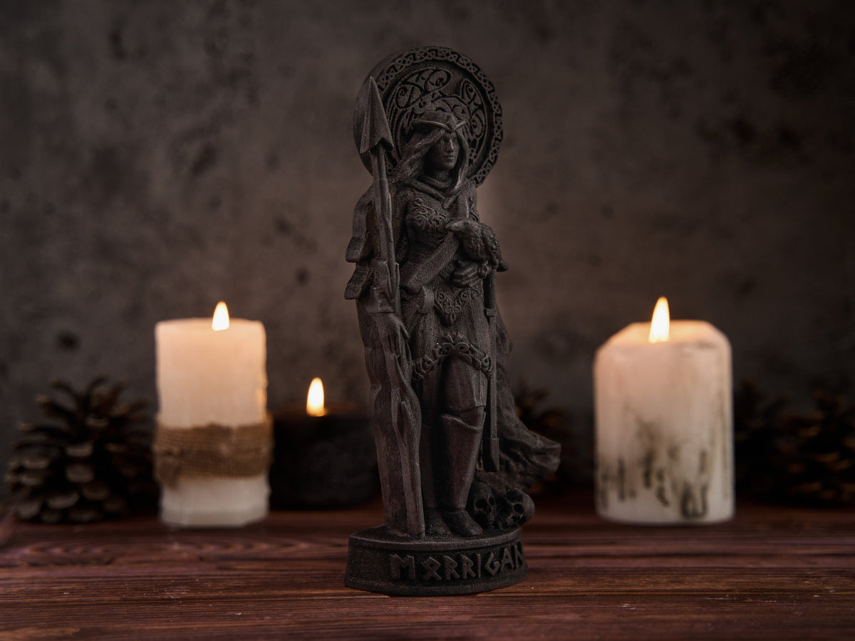 Black Morrigan Celtic Goddess – Medieval Godsends: Viking Axes, Archery ...